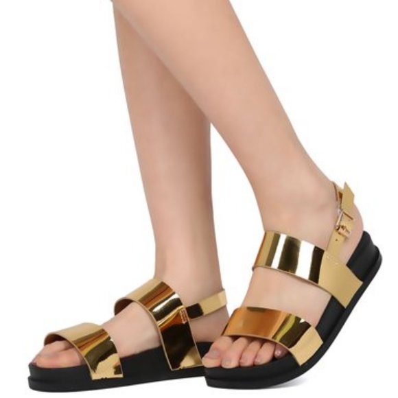 Cape Robbin | Shoes | Cape Robbin Double Strap Footbed Slingback ...